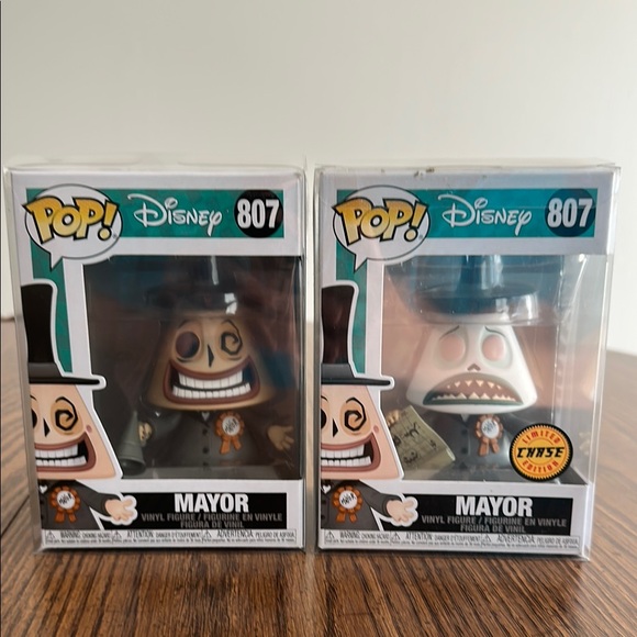 Disney | Toys | Funko Pop Mayor 87 Common Chase The Nightmare Before ...